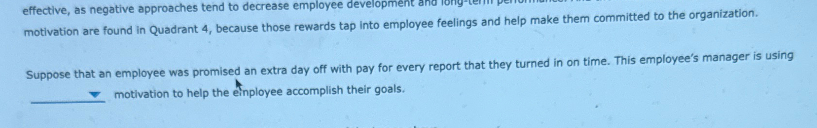 Solved effective, as negative approaches tend to decrease | Chegg.com