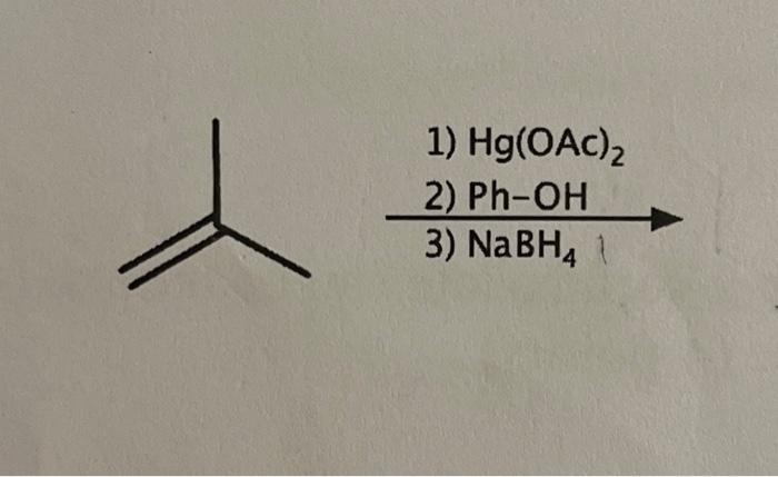 Solved 1) H3O+ 2) H2CrO4 4) KOH/H2O, heat1) Hg(OAc)2 3) | Chegg.com