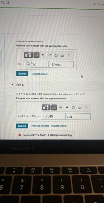 Solved What is the wave speed, frequency, wave number? and | Chegg.com