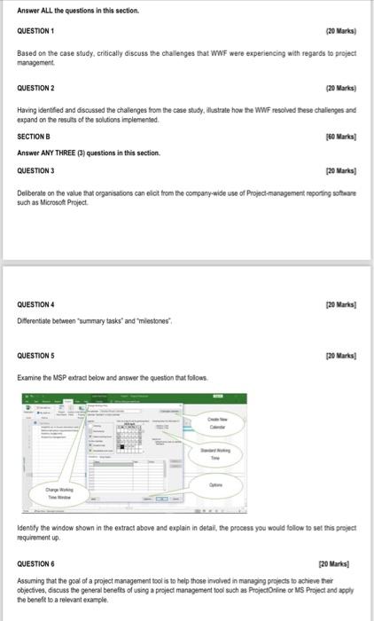 [Solved]: Answer ALL the questions in this section. QUESTIO