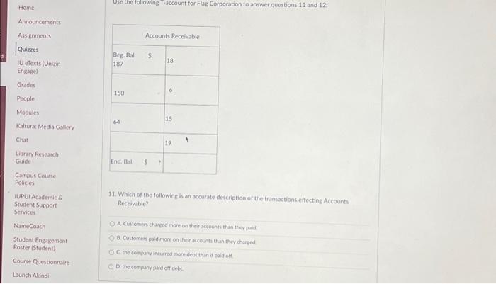Solved d Home Announcements Assignments Quizzes IU eTexts | Chegg.com