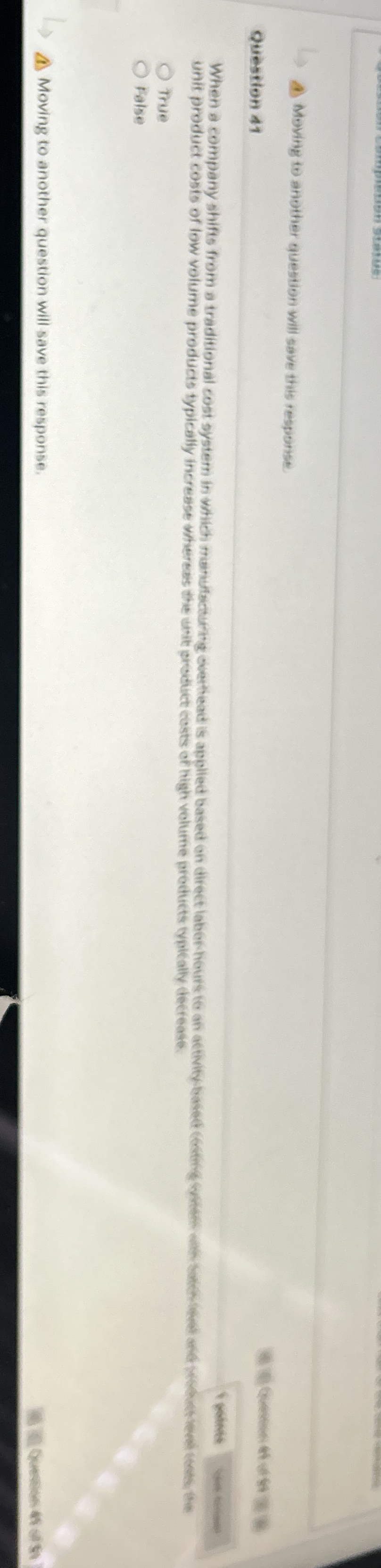 Solved Moving to anther question will save this | Chegg.com