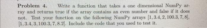 Solved Problem 4 Write A Function That Takes A One