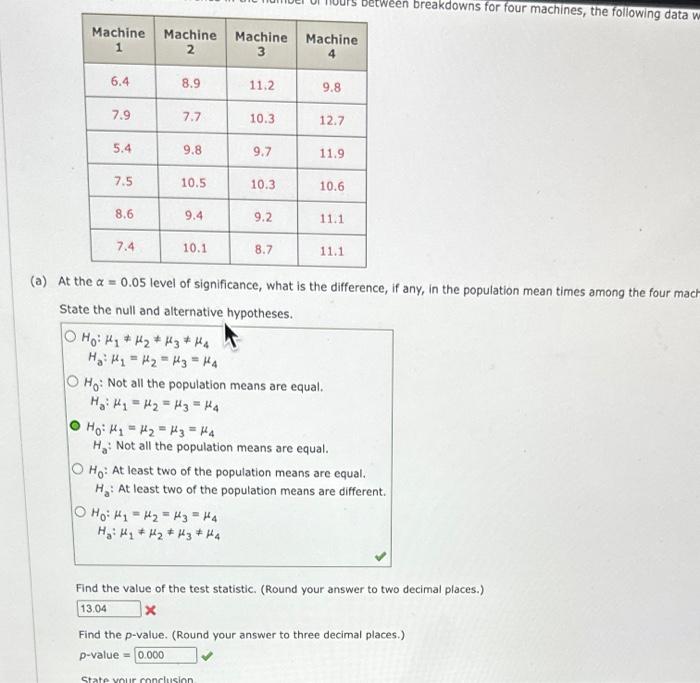 Solved To test for any significant difference in the number | Chegg.com