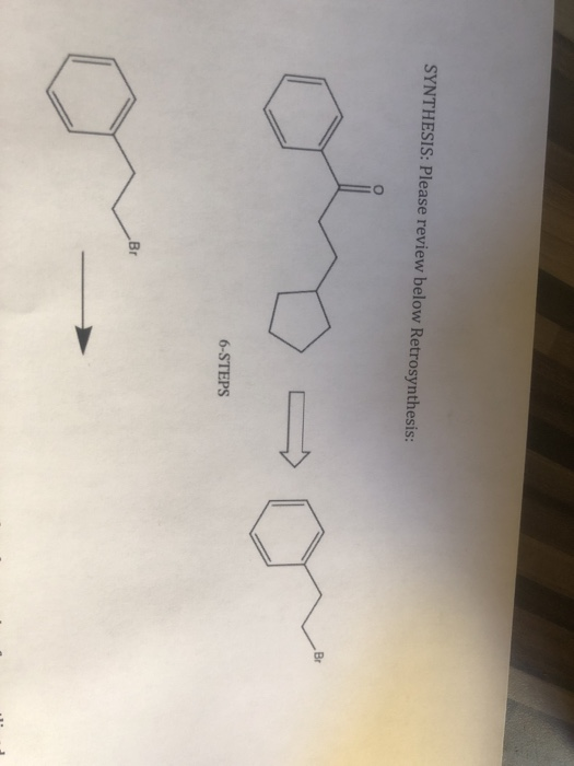 Solved SYNTHESIS: Please review below Retrosynthesis: BI | Chegg.com