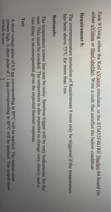 Solved Task 9:Using either the Keil uVision simulator, or | Chegg.com