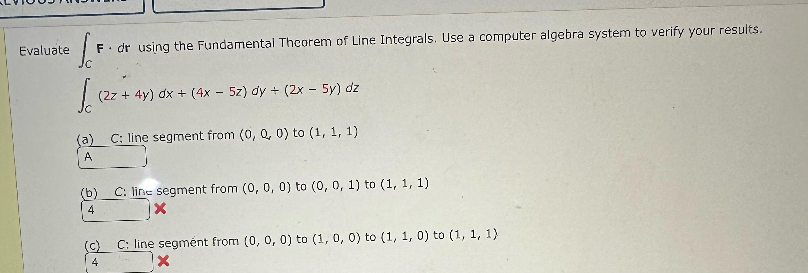 Solved Evaluate ∫C﻿F*dr ﻿using the Fundamental Theorem of | Chegg.com