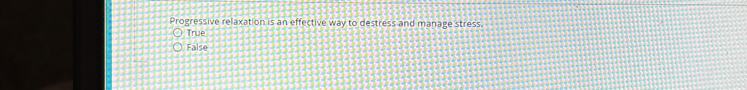 Solved Progressive relaxation is an effective way to | Chegg.com