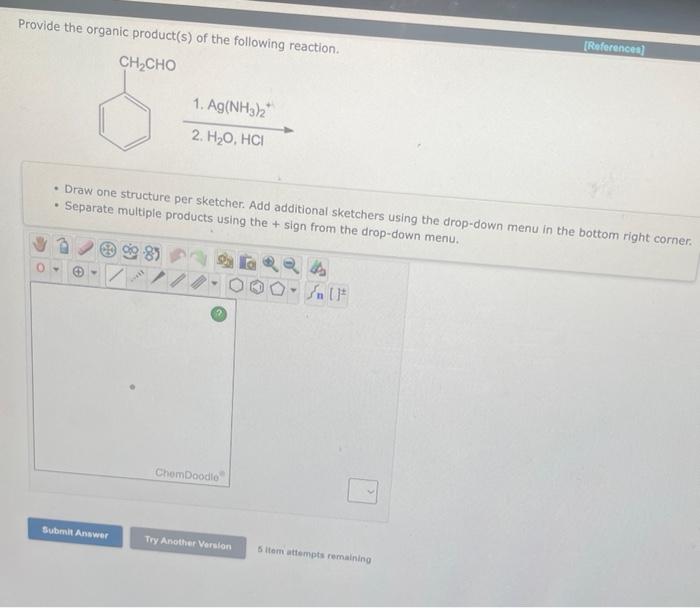 Solved Click on a reactant and then a product to draw the | Chegg.com