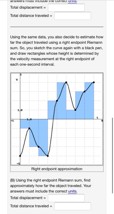 Solved Your task is to estimate how far an object traveled | Chegg.com