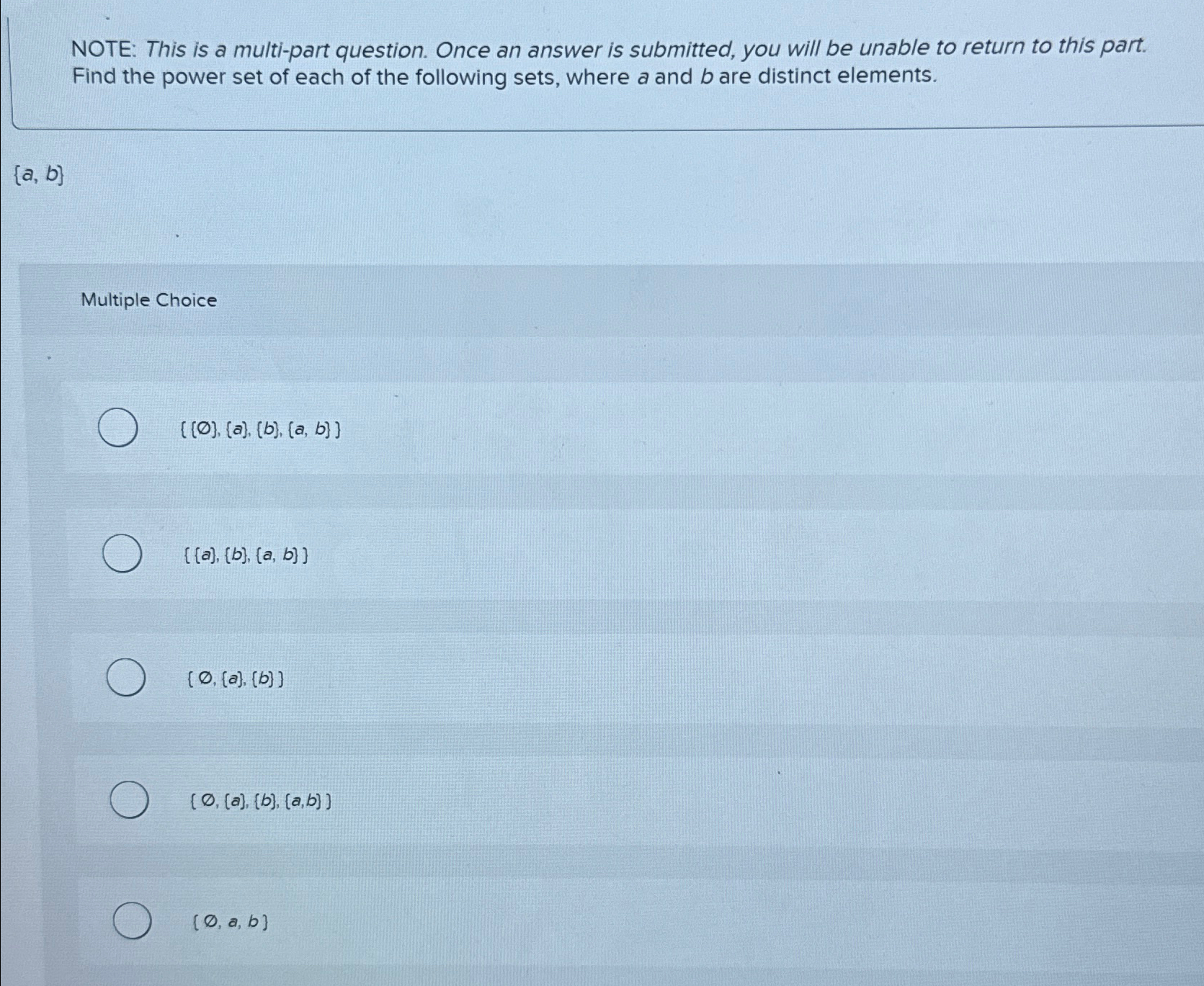 Solved NOTE: This is a multi-part question. Once an answer | Chegg.com