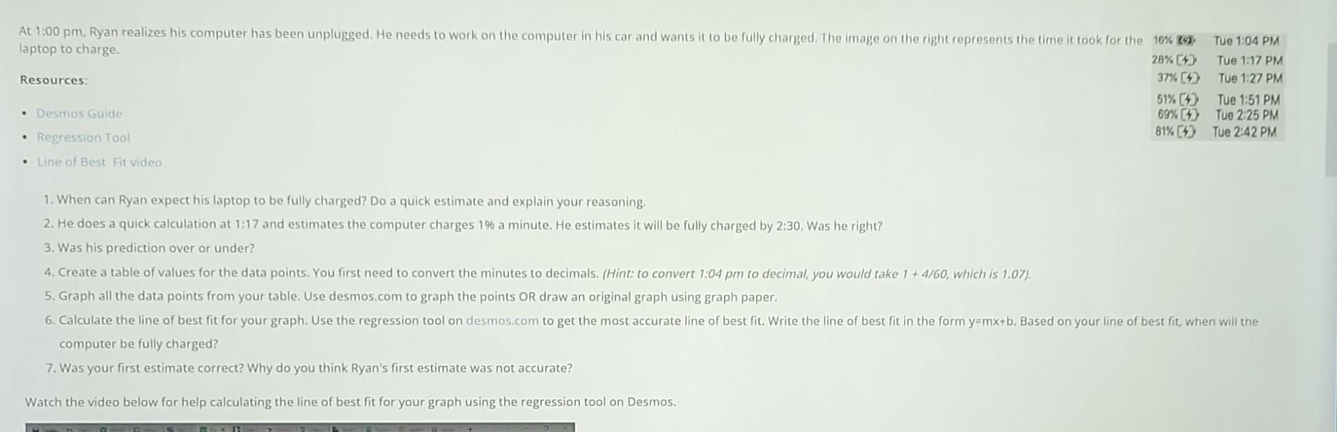 Solved show all of your mathematical work and answer the 7 | Chegg.com