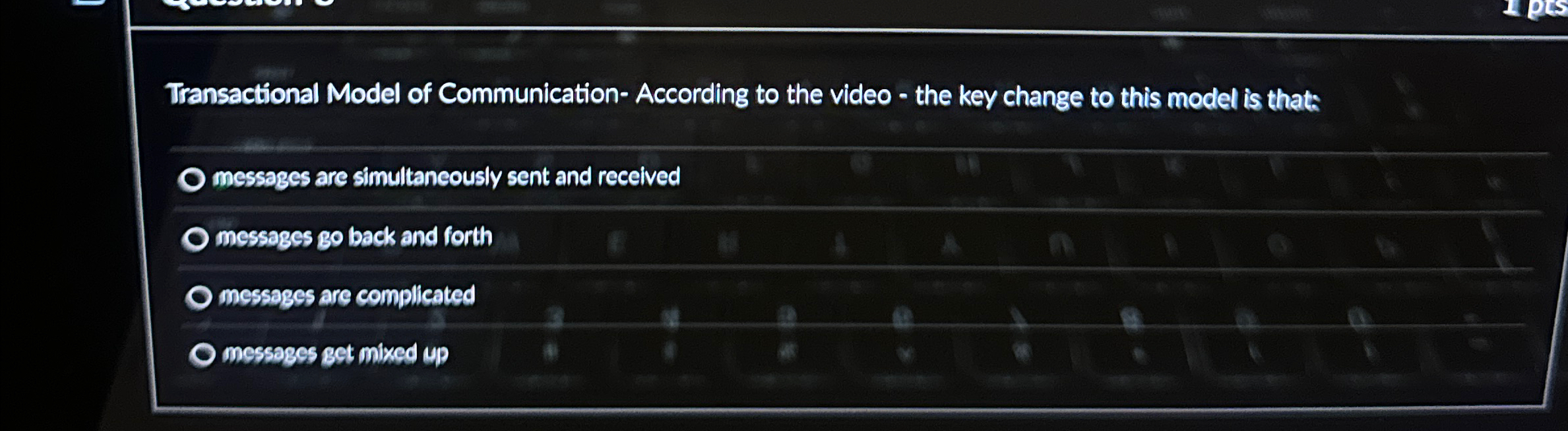 Solved Transactional Model of Communication- ﻿According to | Chegg.com