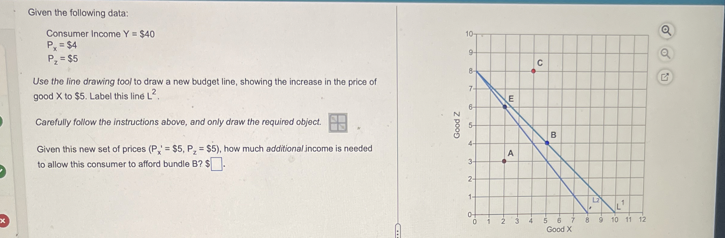 Solved Given the following data:Consumer Income | Chegg.com