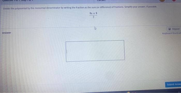 Solved 28x+8 | Chegg.com