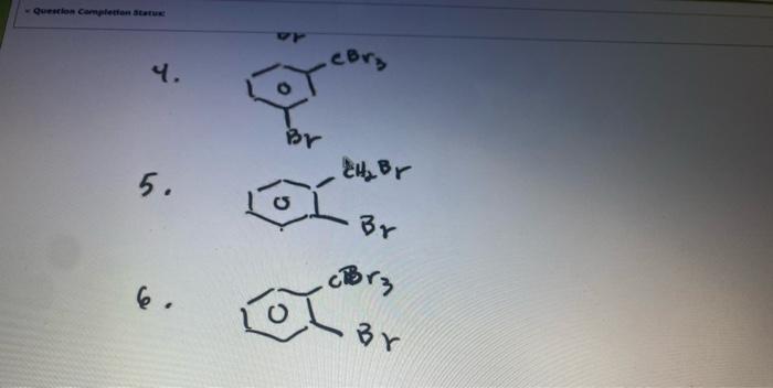 Solved QUESTION 17 What is the product .V 7 1. cH₃Br Al Bra | Chegg.com