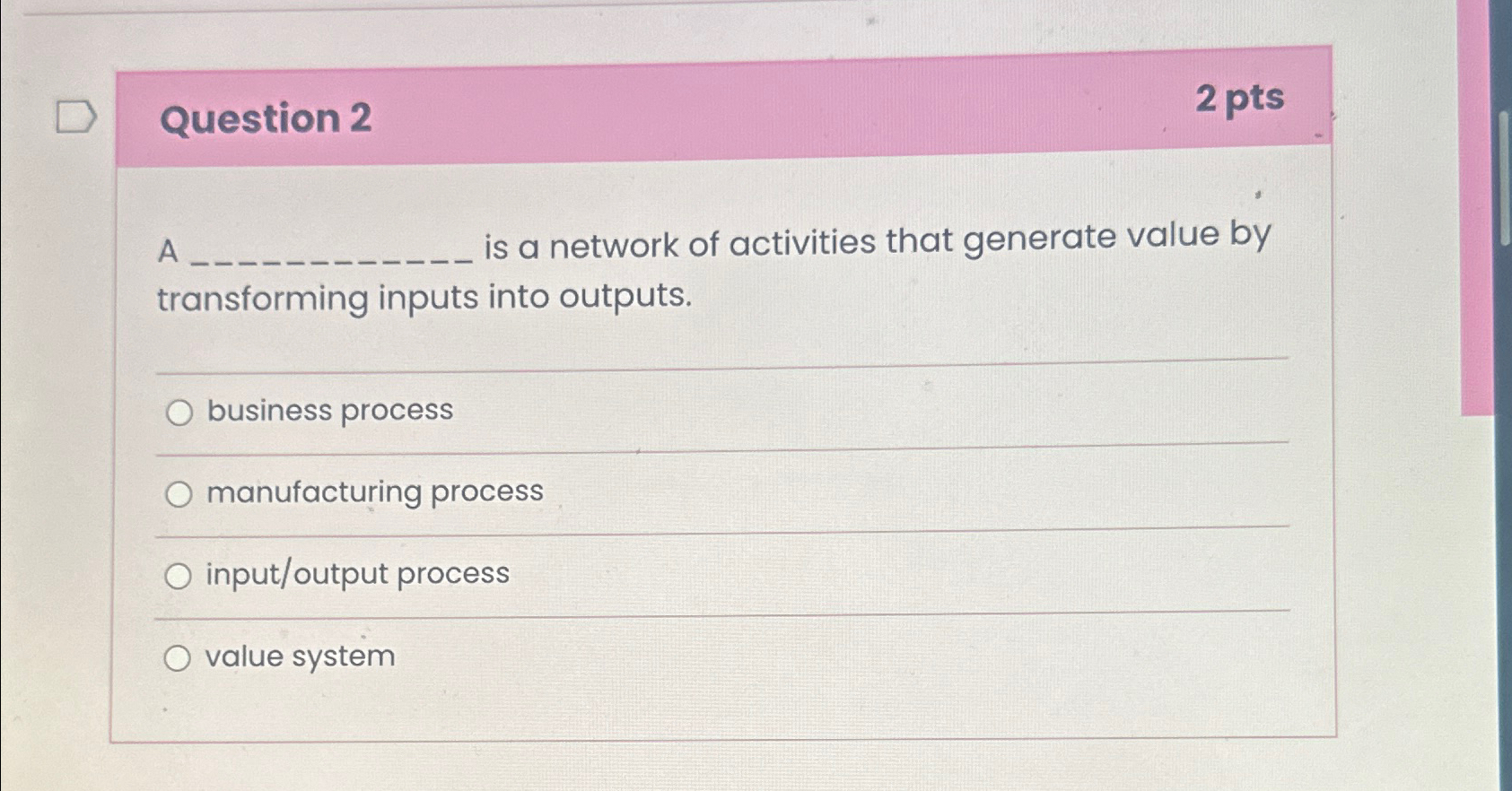 Solved Question 22 ﻿ptsA is a network of activities that | Chegg.com