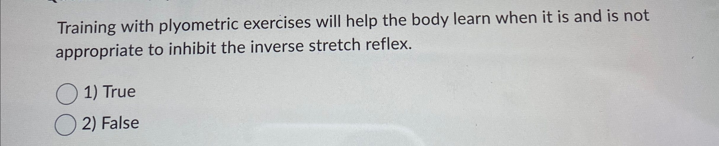 Solved Training with plyometric exercises will help the body | Chegg.com