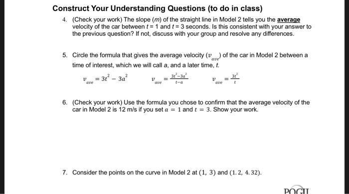 Construct Your Understanding Questions (to do in | Chegg.com