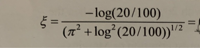 Solved & = -log(20/100) (1? + log² (20/100))"2 | Chegg.com