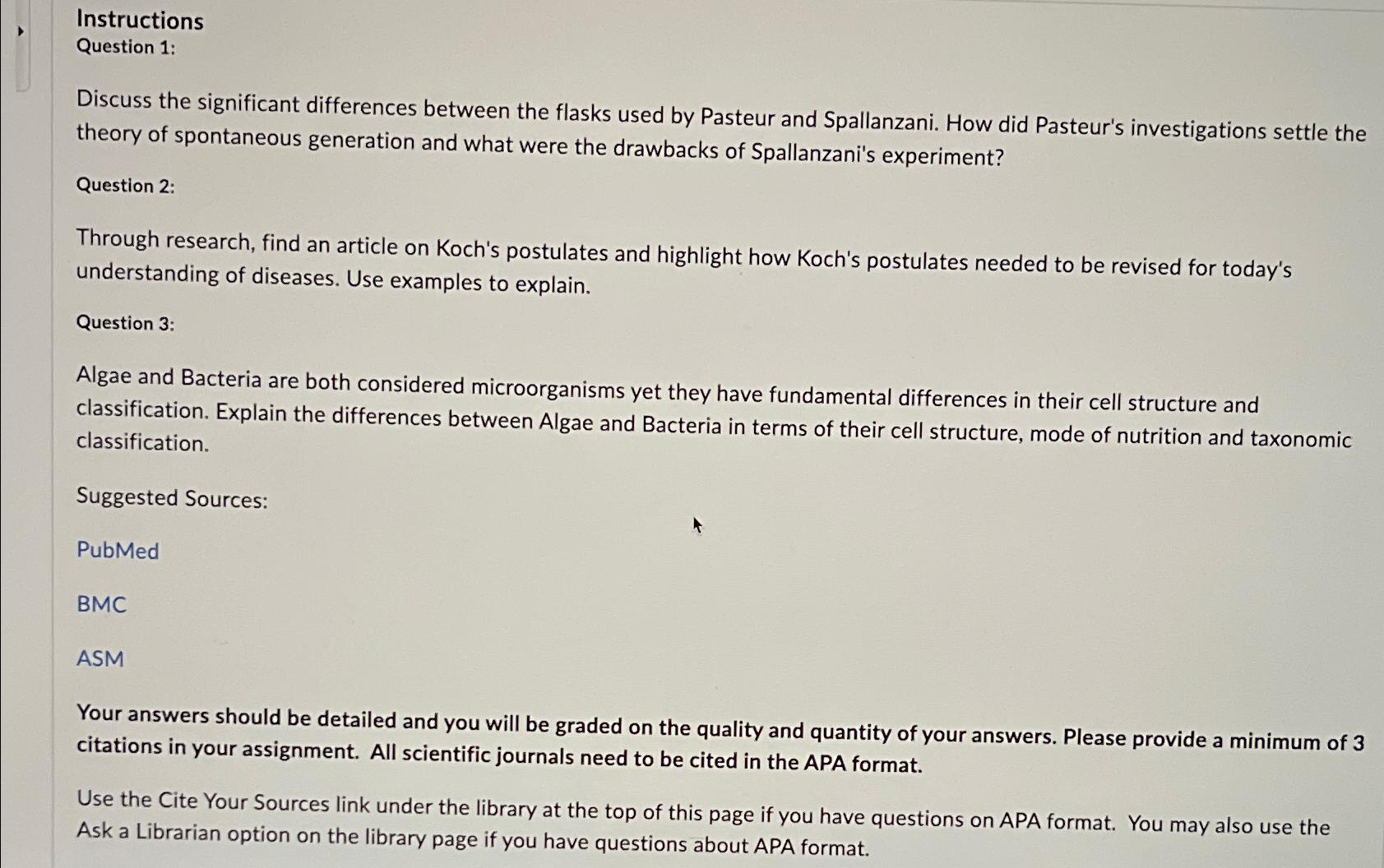Solved InstructionsQuestion 1:Discuss the significant | Chegg.com