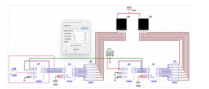 Solved Truth Table for this circut ( Digital Second Timer ) | Chegg.com Solved Truth Table for this circut ( Digital Second Timer ) | Chegg.com