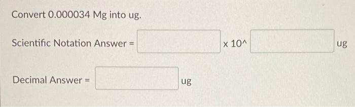 Solved Perform the following metrics conversions. Enter ONLY | Chegg.com