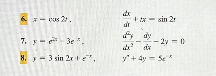 Solved In Problems 3-8, determine whether the given function | Chegg.com