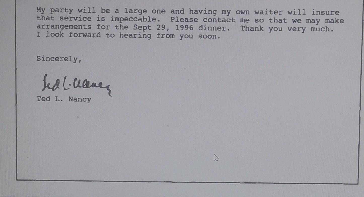 Delivering Bad News/Indirect News Letter (5%) | Chegg.com