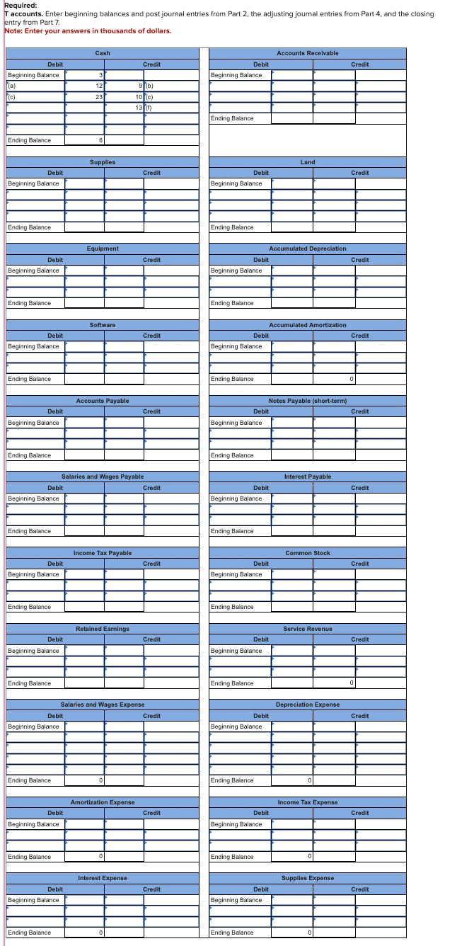 Solved Transactions and events during 2024 (summarized in | Chegg.com