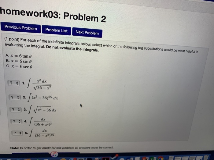 Solved homework03: Problem 2 Previous Problem Problem List | Chegg.com