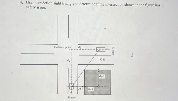 Solved 4. Use intersection sight triangle to determine if | Chegg.com