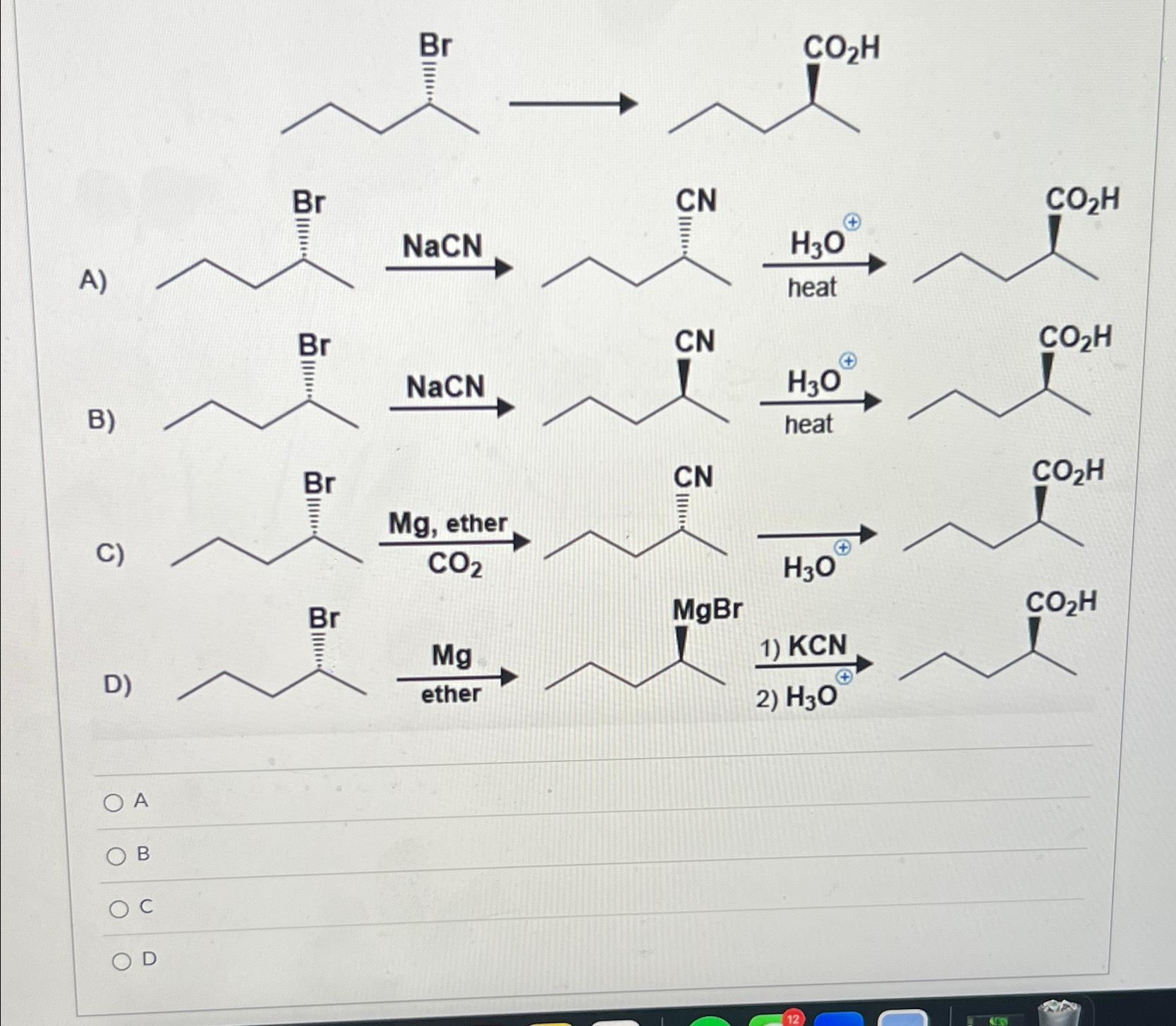 Solved Identify the correct route for the following | Chegg.com