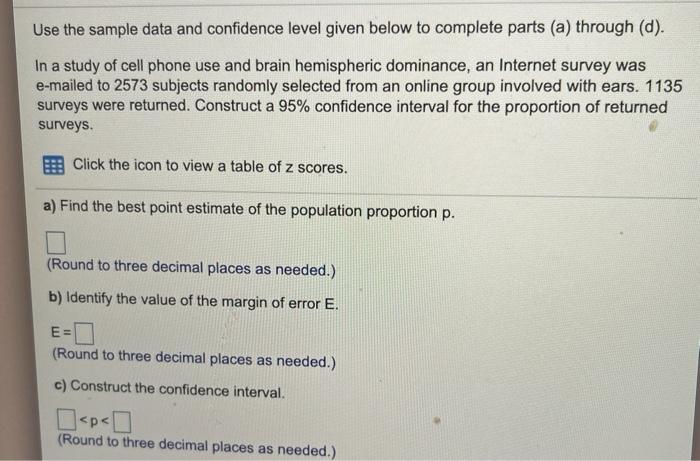 Solved d) Write a statement that correctly interprets the | Chegg.com