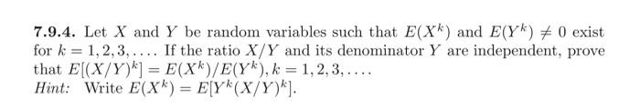 Solved 7.9.9. Let X1,X2,…,X5 be a random sample of size n=5 | Chegg.com