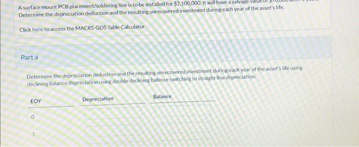 A surface mount PCB placement/soldering line is to be | Chegg.com