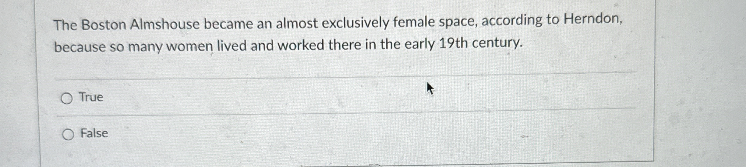 Solved The Boston Almshouse became an almost exclusively | Chegg.com