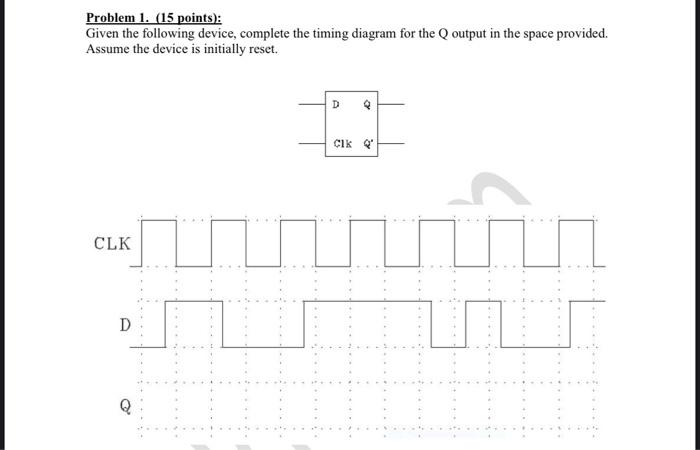Solved Problem 1. (15 points): Given the following device, | Chegg.com