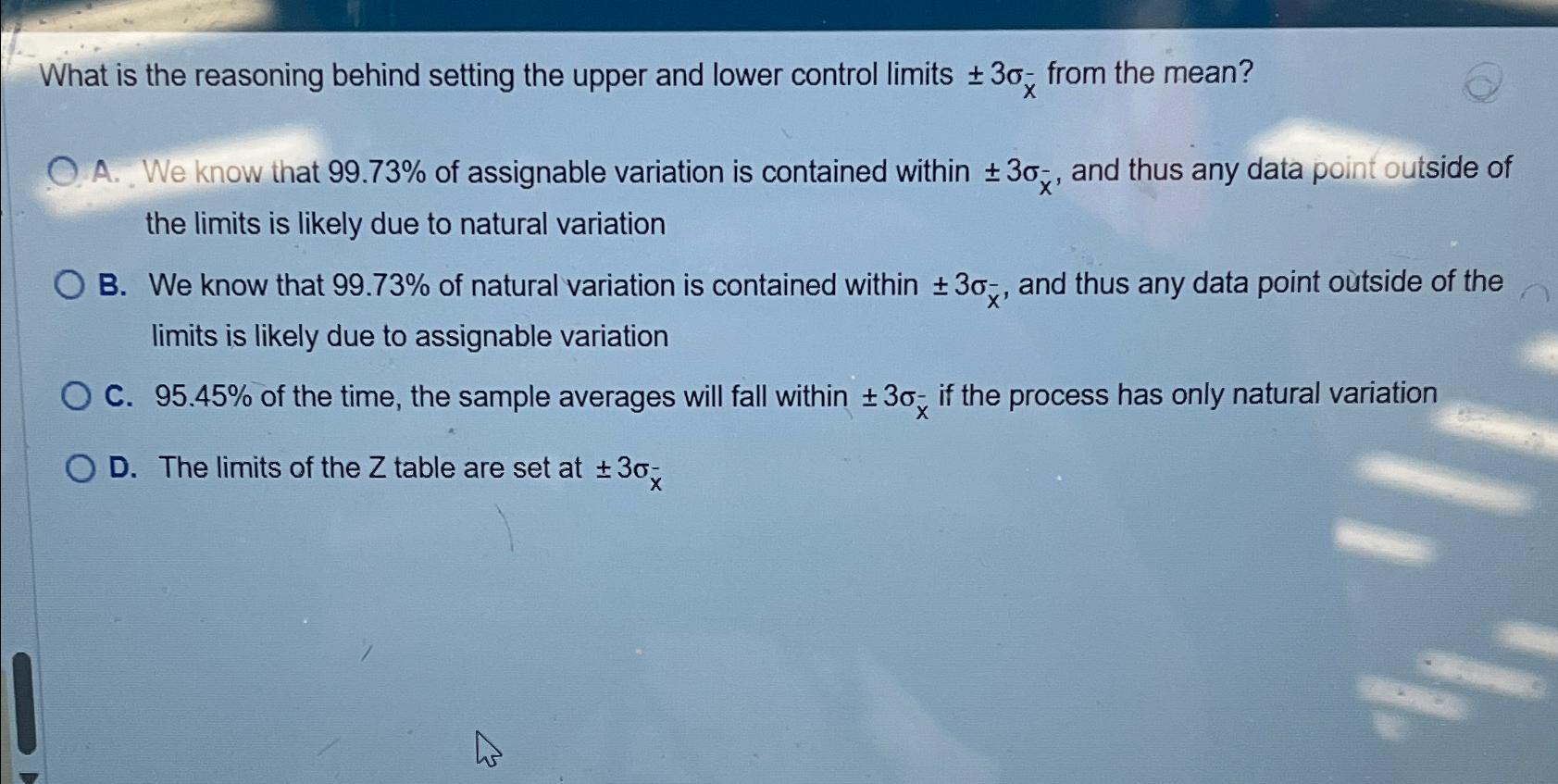 Solved What is the reasoning behind setting the upper and | Chegg.com