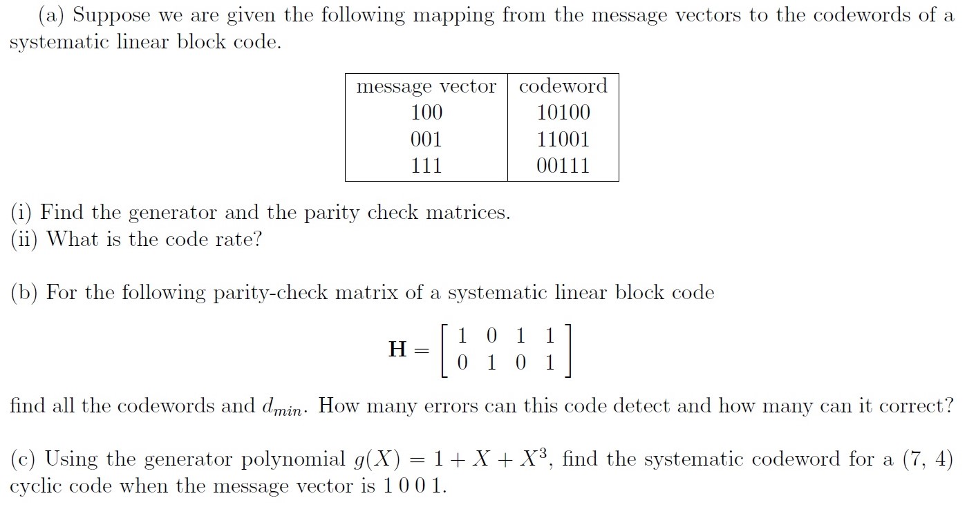 Solved (a) ﻿Suppose we are given the following mapping from | Chegg.com