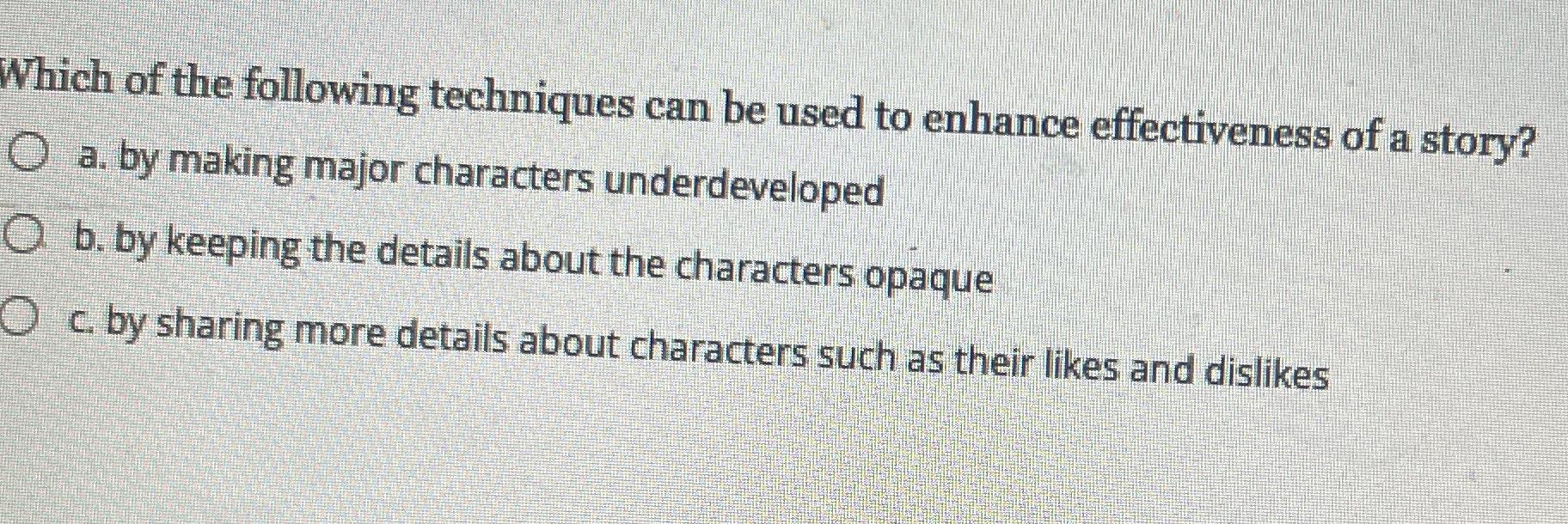 Solved Which of the following techniques can be used to | Chegg.com