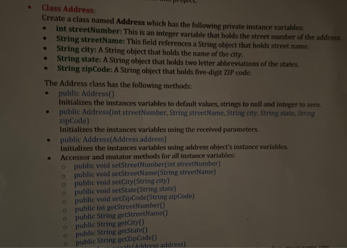 Solved Create a class named Customer which has the following | Chegg.com