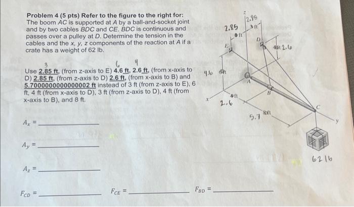 Solved Problem 4(5pts) Refer to the figure to the right for: | Chegg.com