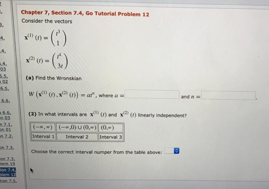 Solved Chapter 7, Section 7.4, Go Tutorial Problem 12 | Chegg.com
