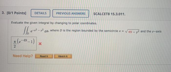 Solved 3. [0/1 Points] DETAILS PREVIOUS ANSWERS SCALCET8 | Chegg.com