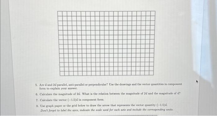 Solved 1 Drawing Vector Quantities (6\% each) Consider the | Chegg.com