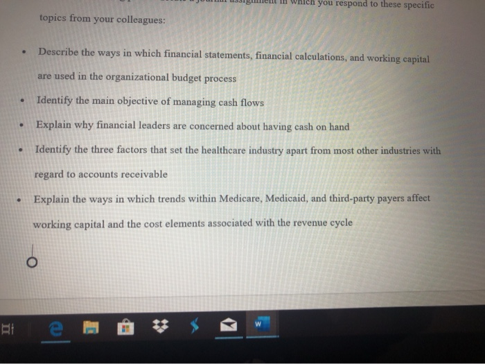 JUUM siguent in which you respond to these specific | Chegg.com