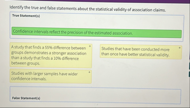 Solved Identify the true and false statements about the | Chegg.com