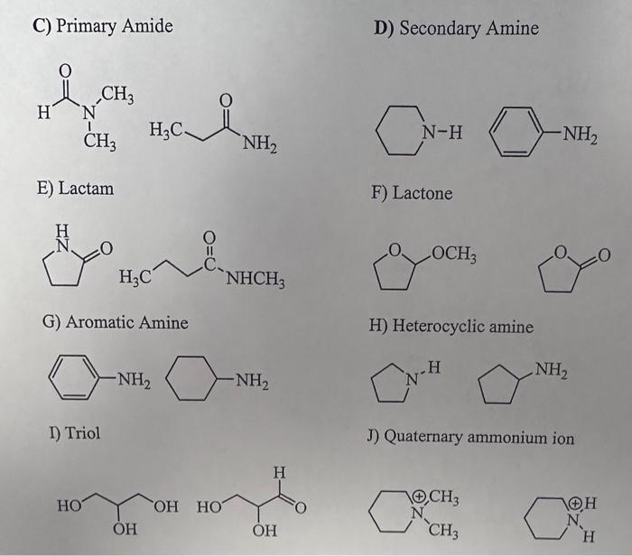Solved 2. Circle the structure that corresponds to each | Chegg.com