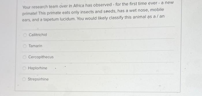 Brachiation is a special type of what form of primate | Chegg.com